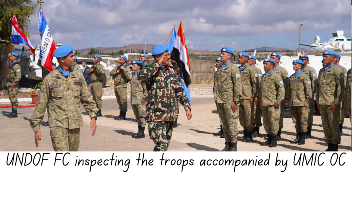 UMIC Medal Parade 23 Sep 2024 | UNDOF